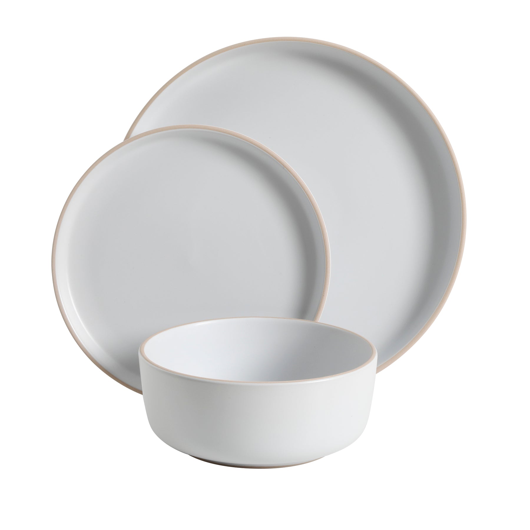 Gibson Home Everyday Essential 12-Piece Stoneware Dinnerware Set