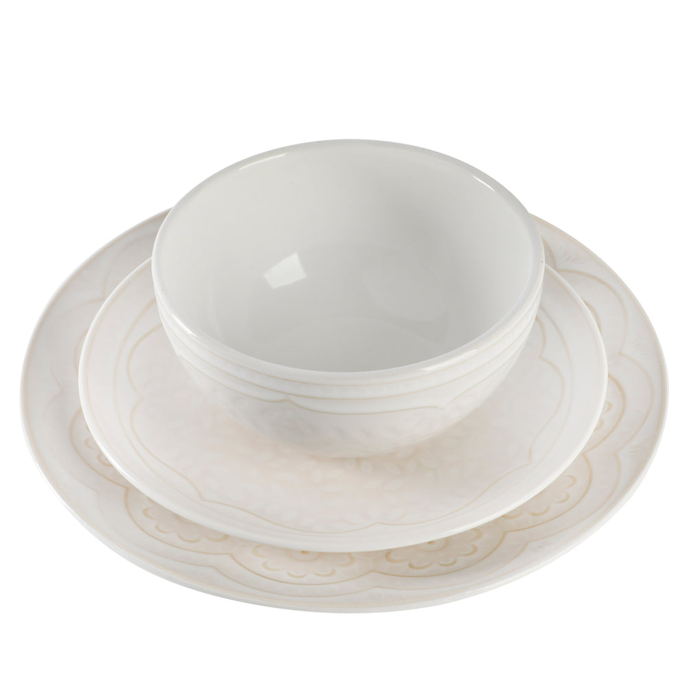 Gibson Elite Alemany 18-Piece Porcelain Dinnerware Set